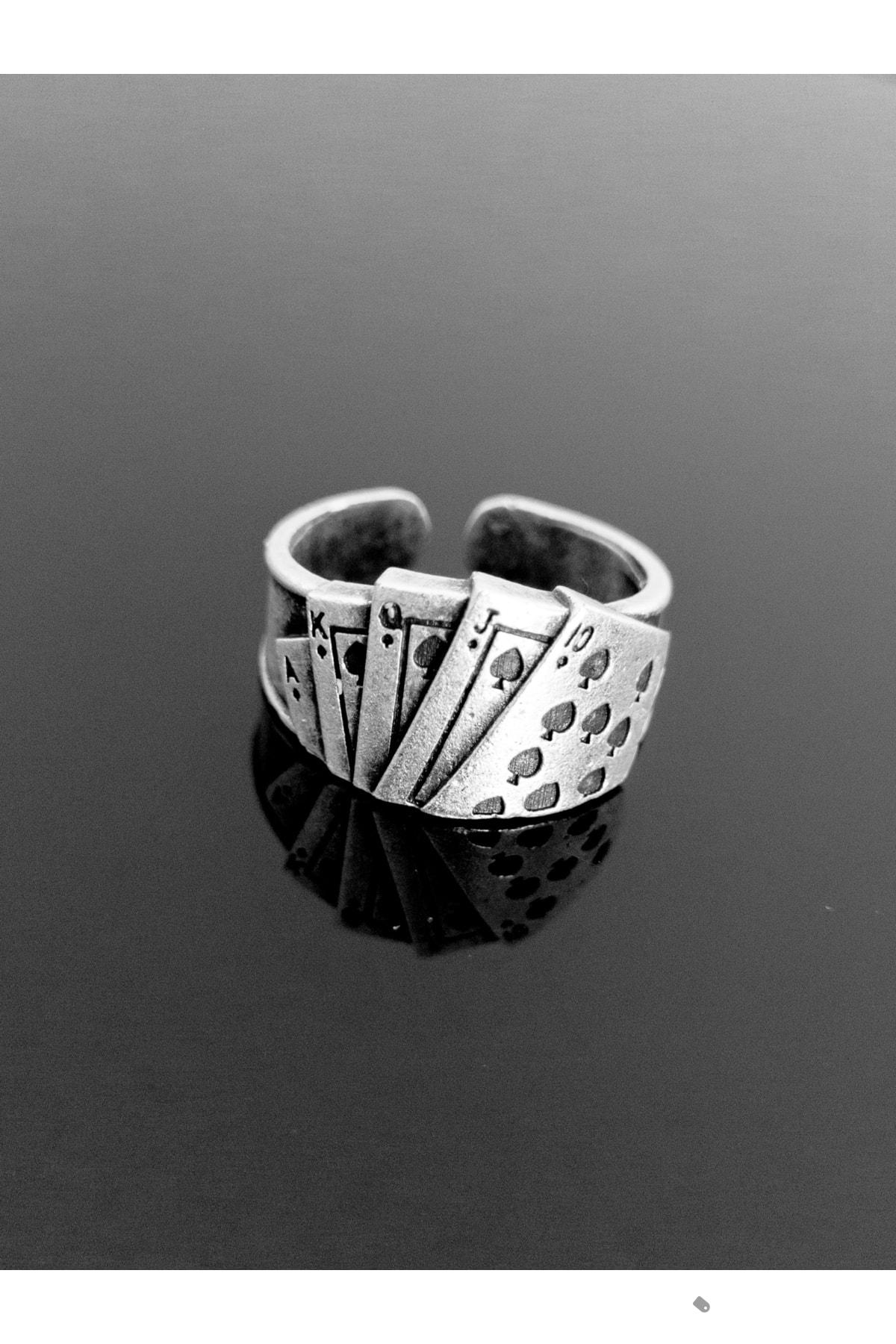 Antique Dolunay cеребристое мужское кольцо | Кольца - NesipEtsin.com