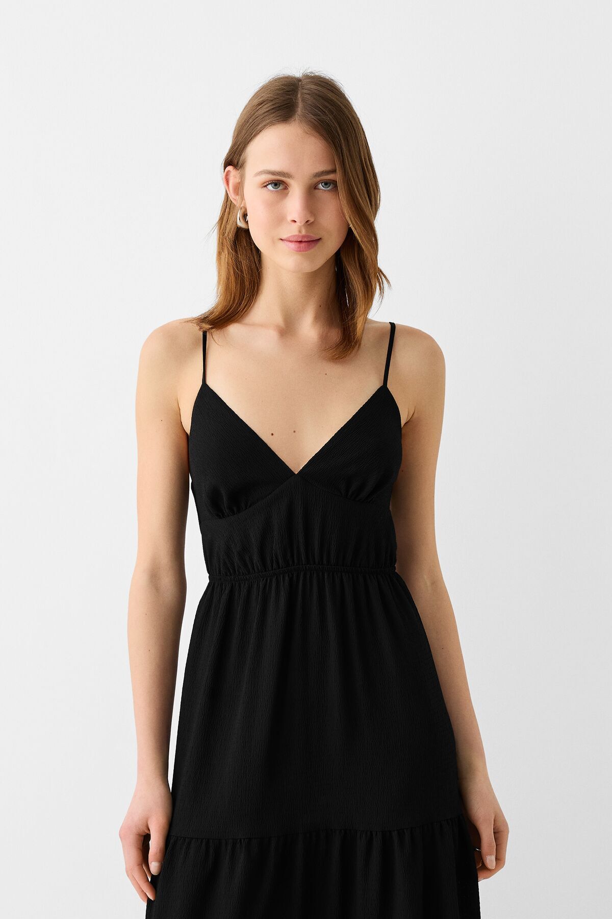 Bershka чёрнoe женскoe платье | Платья и сарафаны - NesipEtsin.com