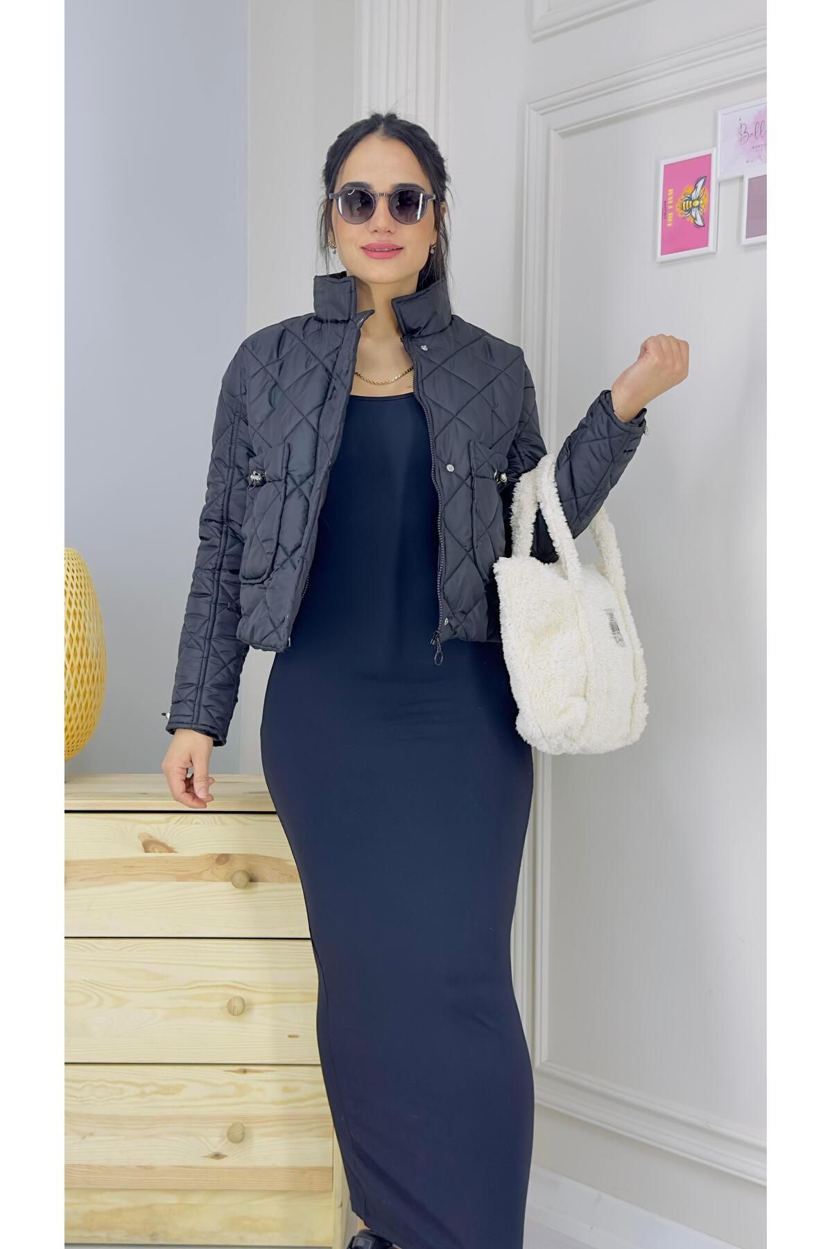 BallBee чёрная женская куртка | Пальто, куртки и плащи - NesipEtsin.com