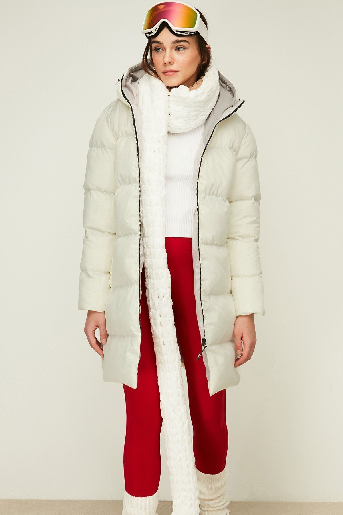 QAWWA белая женская куртка | Пальто - NesipEtsin.com